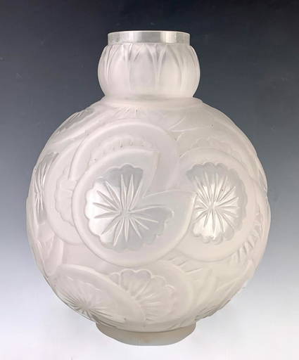 Signed Etling Art Deco Vase C. 1920s