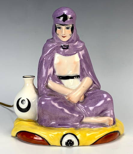 D.H. Chiparus "Arabian Belle" Porcelain Lamp (#0080) on Jun 12, 2022 ...