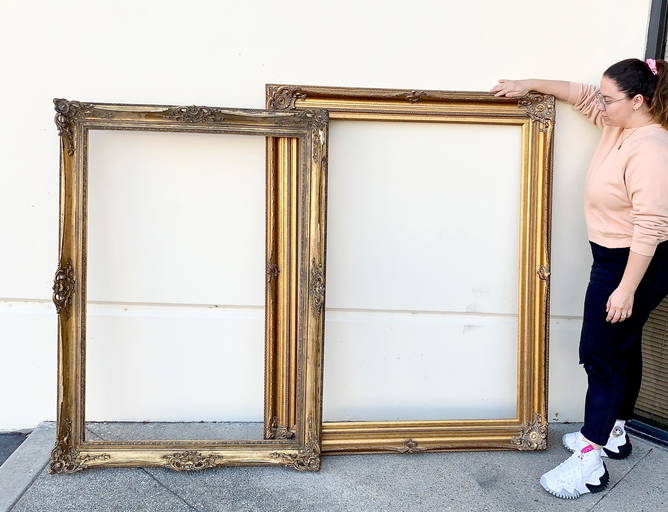 2 Very Large Frames (#0190) on Nov 06, 2022 | Treasureseeker Auctions ...