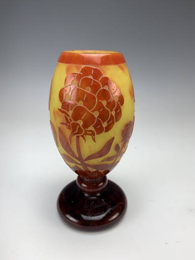 Le Verre Francais Charder Cameo Glass Vase