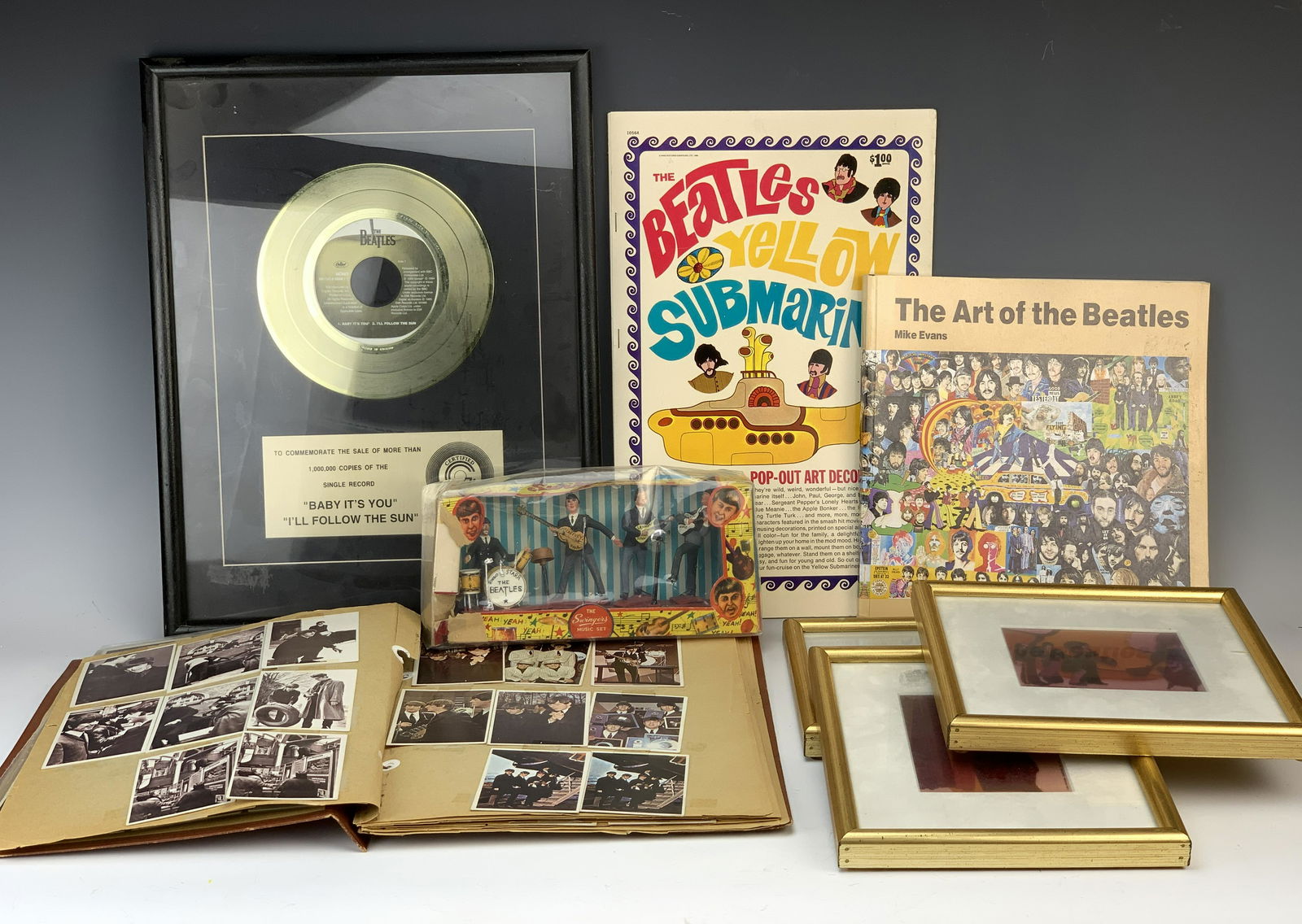 Group Of 8 Vintage Beatles Collectibles Auction
