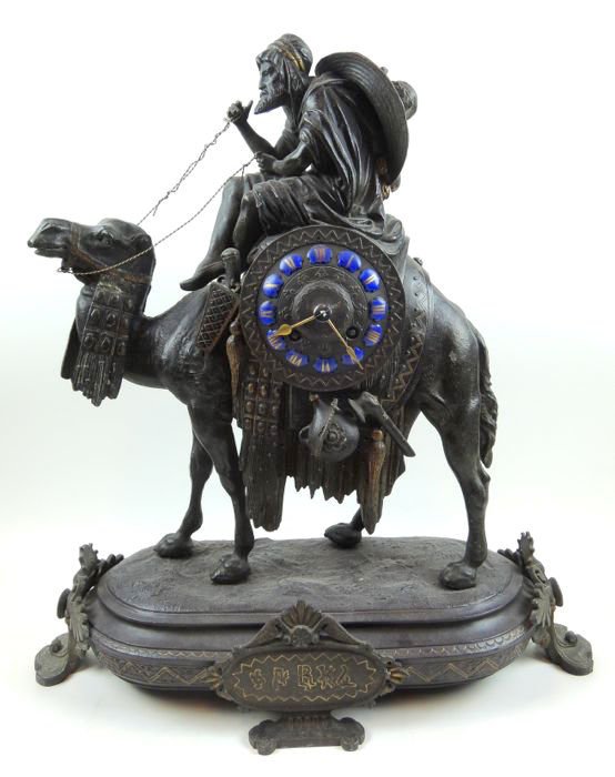 Figural Camel Mantel Clock - Feb 07, 2016 | Treasureseeker Auctions LLC ...