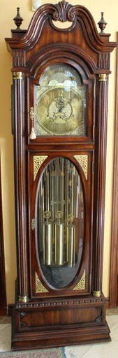 Charles Sligh Grandfather Clock with 9 Tubular Chimes - May 28, 2016 ...