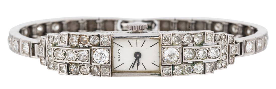 RALCO ART DECO DIAMOND WATCH, SWISS, CIRCA 1920 - Mar 07, 2018 ...