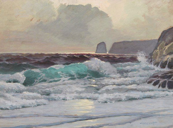 V. Ivanoff Russian Painting Seascape