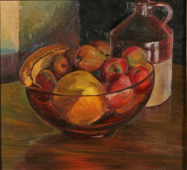 269: ISAAC FRIEDLANDER Painting Ex Hirshhorn Museum