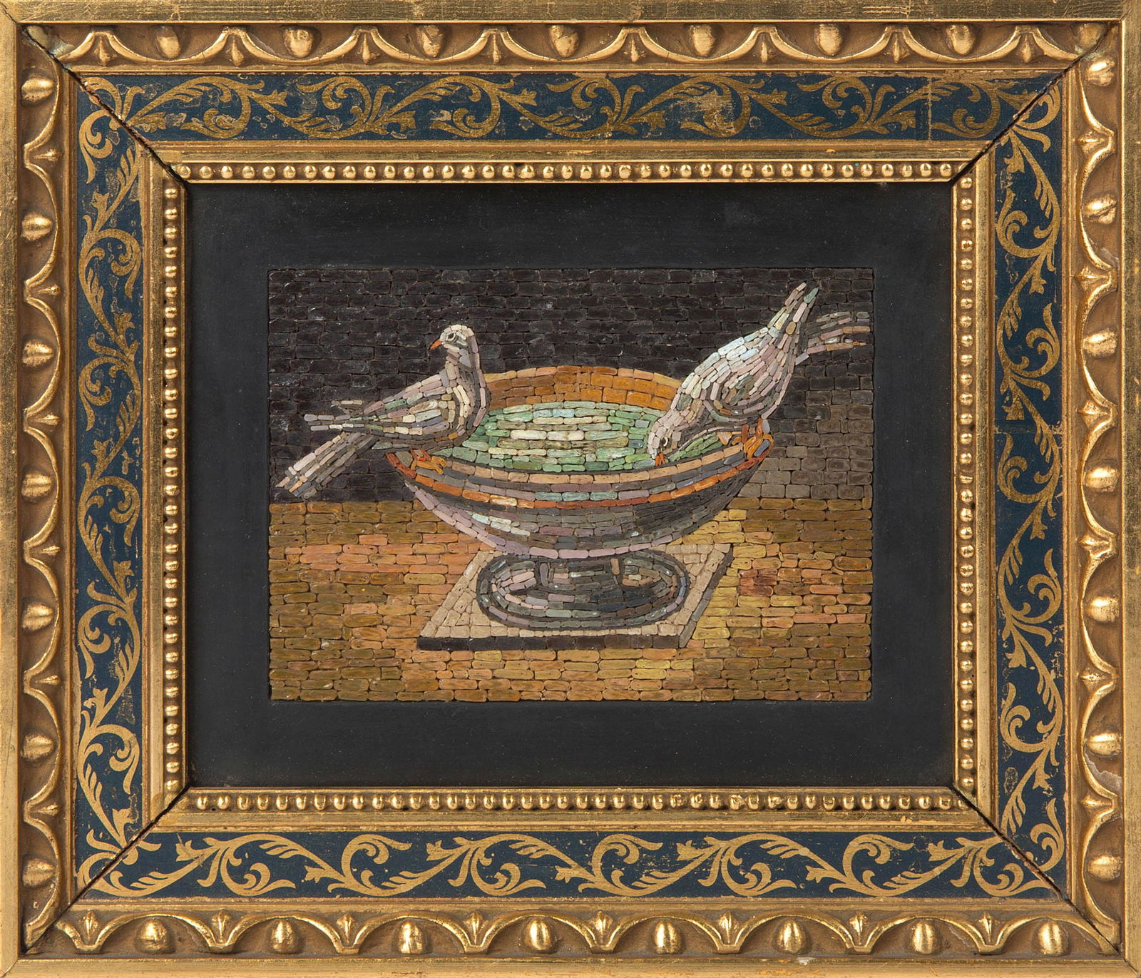 A Modern Italian Micro Mosaic Panel, Vatican Mosaic