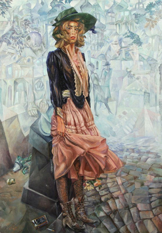 344: VYACHESLAV KALININ (RUSSIAN B1939), "Devushka iz