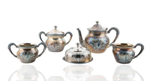 GOLDFEDER SILVER CO. SILVER PLATE COFFEE & TEA SET - Sep 12, 2014 ...