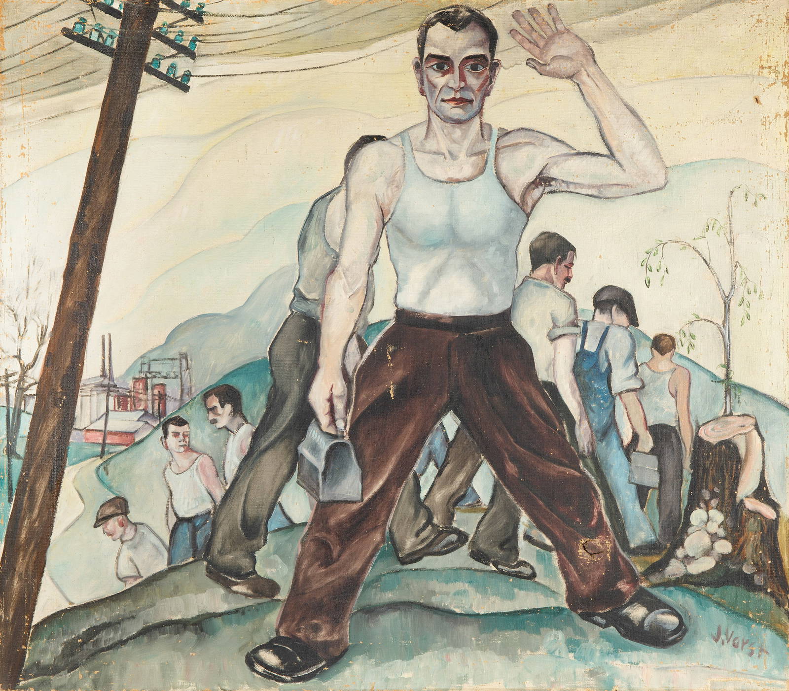 Joseph Paul Vorst (german-american 1887-1947) Auction