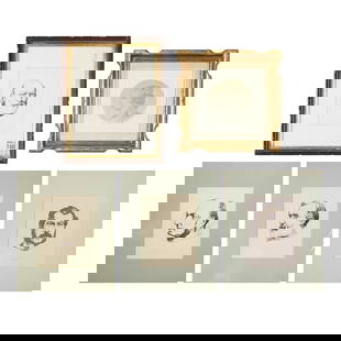 [augustin De St Aubin And Andre Gill] A Group Of Five Miscellaneous ...