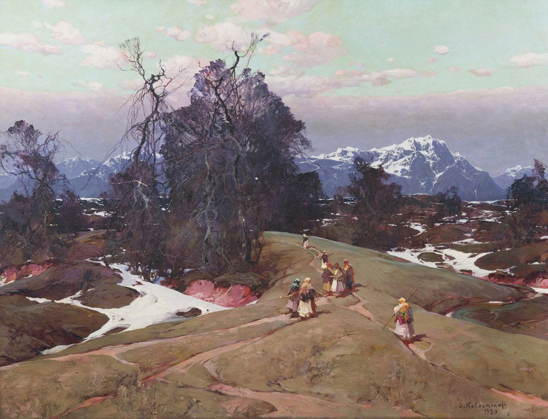 STEPAN FEDOROVICH KOLESNIKOFF (RUSSIAN 1879-1955) A : Lot 0136