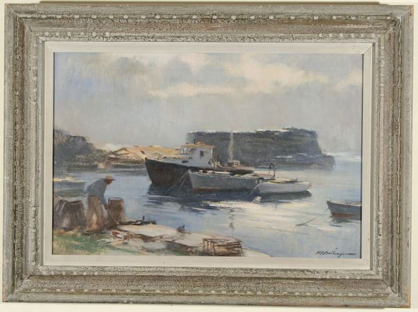 1002: HARRY BALLINGER Pigeon Cove Cape Ann Painting