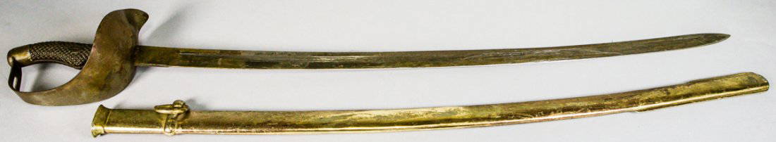 Antique Spanish Sword Calvary Toledo 1897