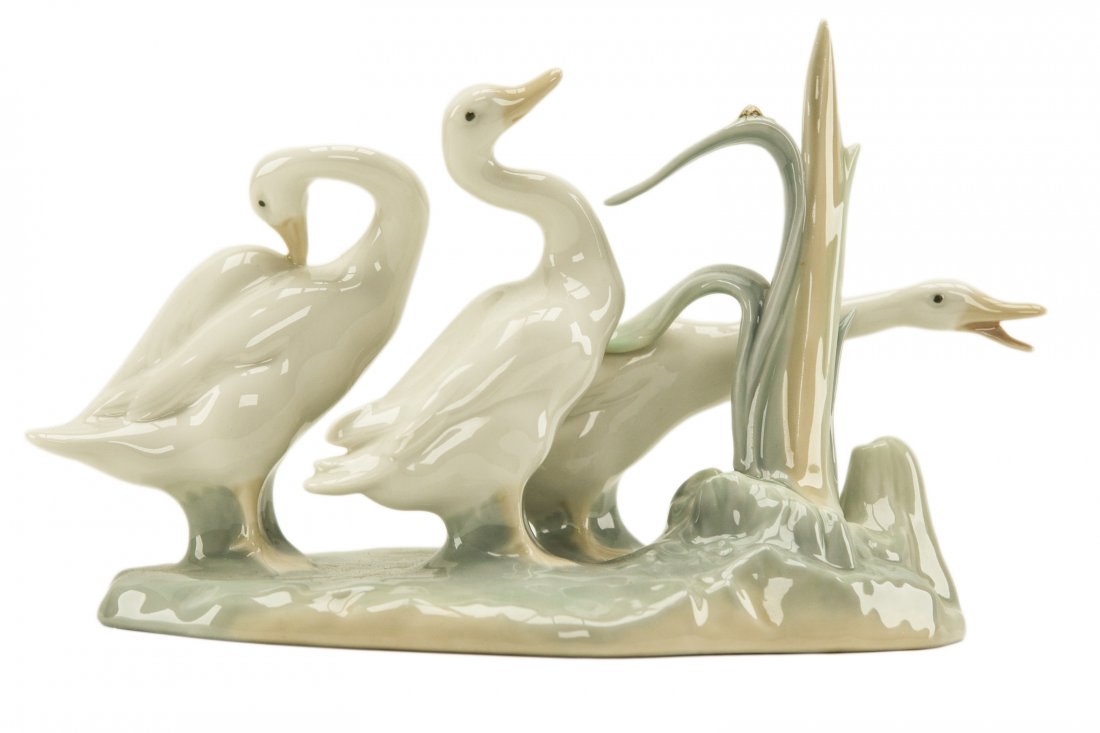 Lladro "Ducks Group" Figurine
