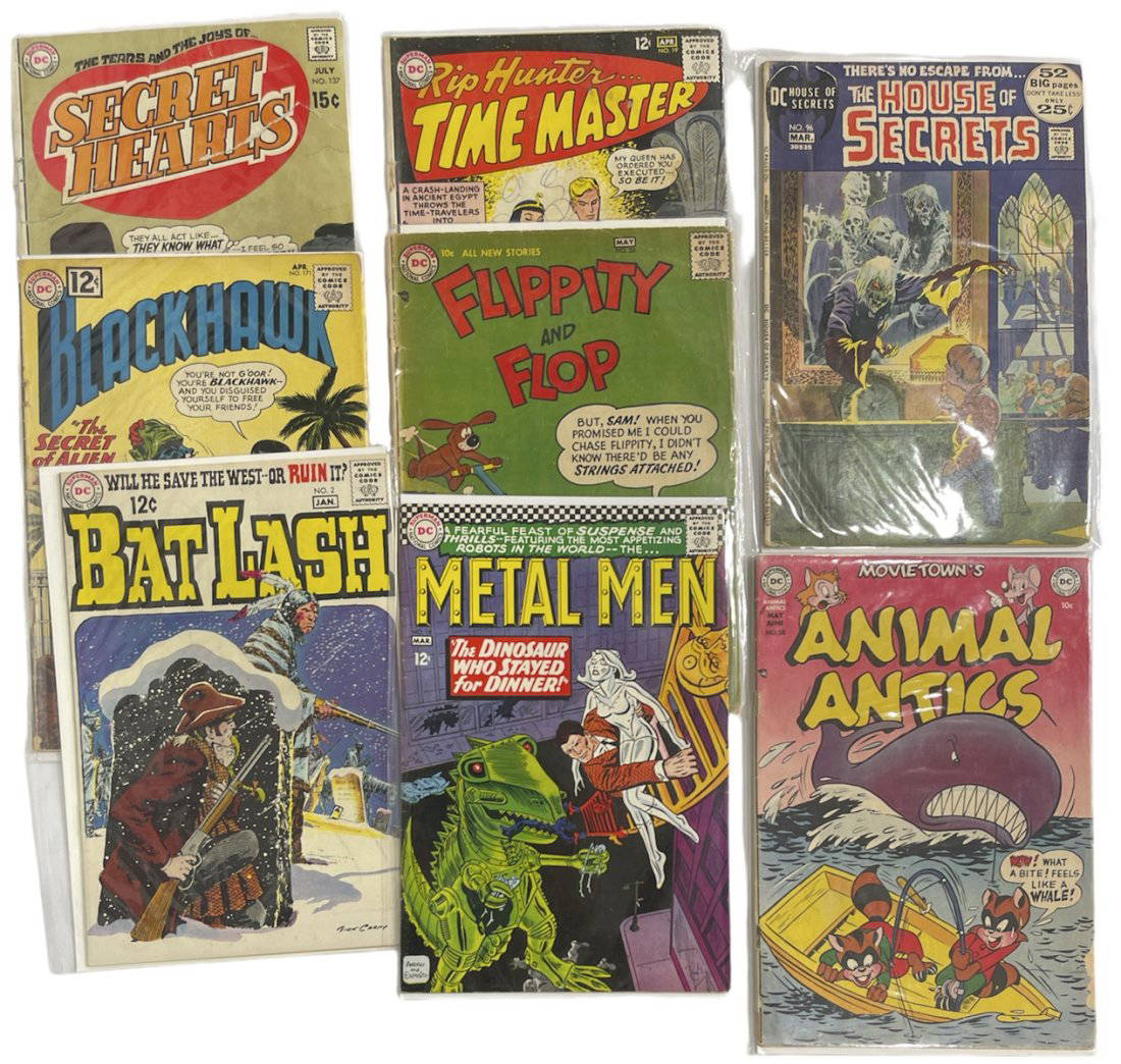 Lot Of 8 | Vintage Dc Comic Book Collections Auction