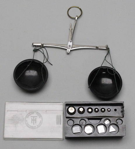 Vintage Soviet Antique Hanging Balance Beam Scale