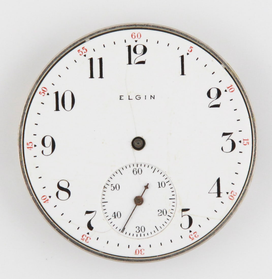 Elgin Antique Watch Movement Auction