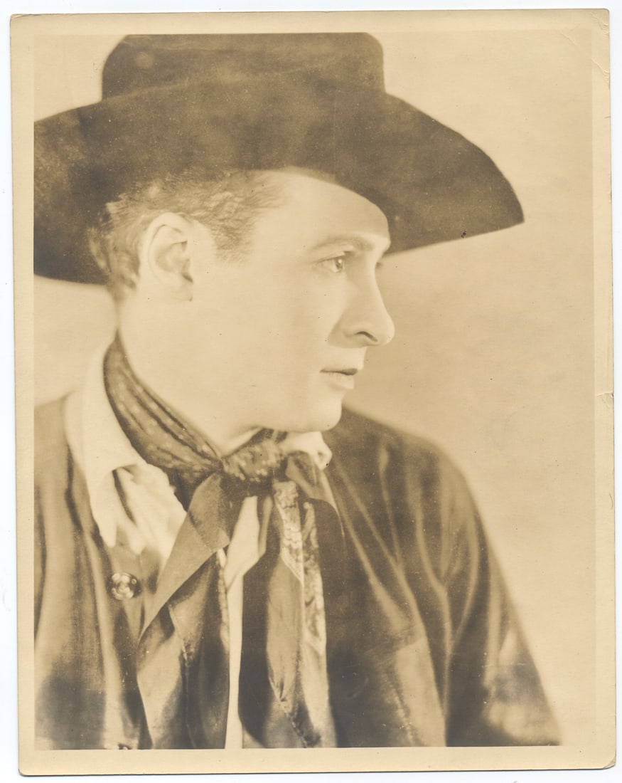 Silent Film-era Cowboy Portrait Of Rod La Rocque – Vintage 10x7.75 ...