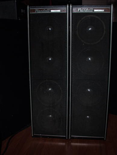 Two Randall Speaker Cabs Rpa 4a Made In Usa
