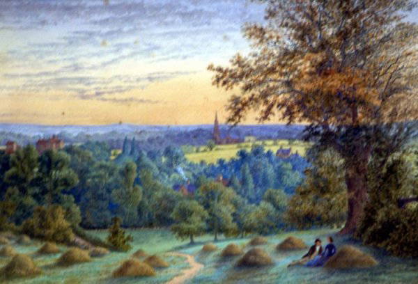 Arthur Goodier Hampstead Heath 8 X 12in.