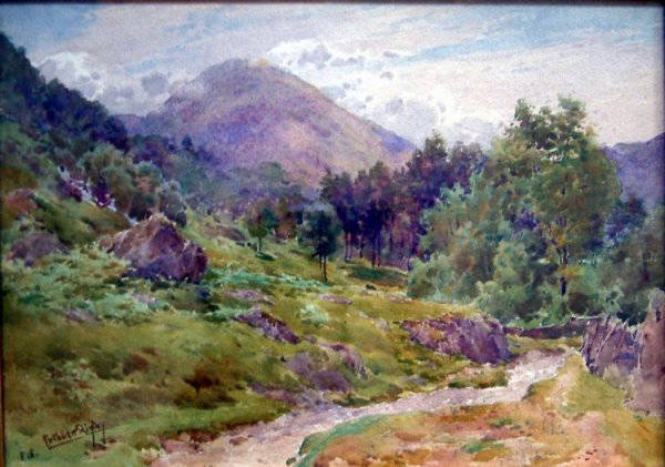 Cuthbert Rigby (1850 1935) Welsh Landscape, 7.5 X