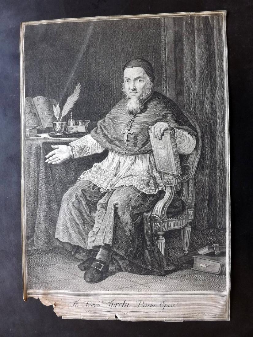 Ravenet, Simon C1760 LG Portrait of Adeodato Turchi