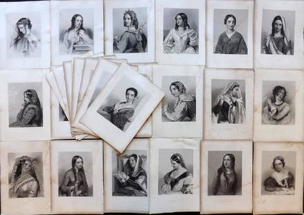 Prints, Female Characters From Shakespeare