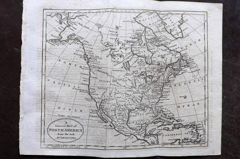 General Map Of North America