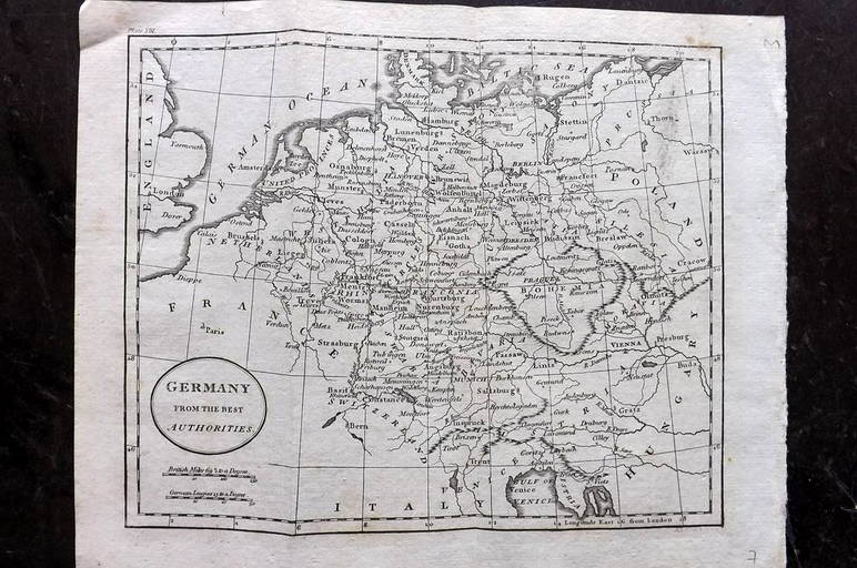 Guthrie, William 1798 Map. Germany