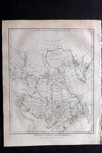 Wilkes, John 1797 Map. British Colonies In N. America