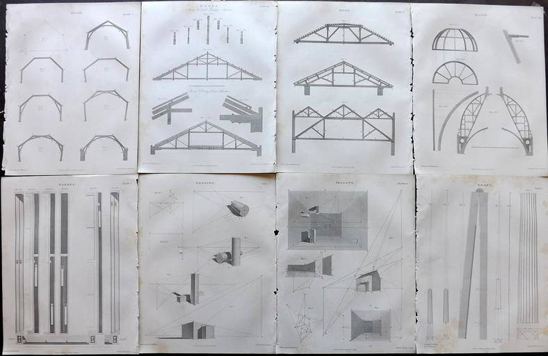 Lomax, Edward 1852 Lot of 8 Architecture/Building - Aug 05, 2021 ...