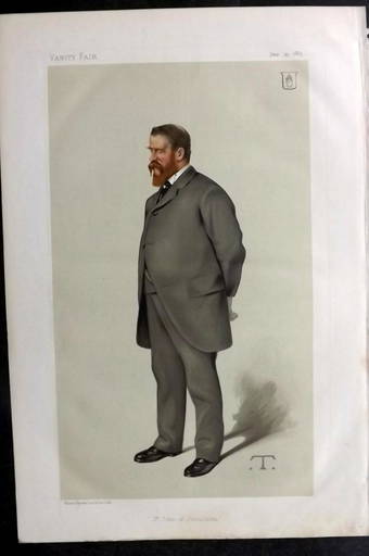 Vanity Fair Print 1883 Edmund Lechmere, Banking