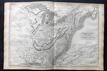 d'Anville: Antique Map of British/French North America - Feb 21, 2018 ...