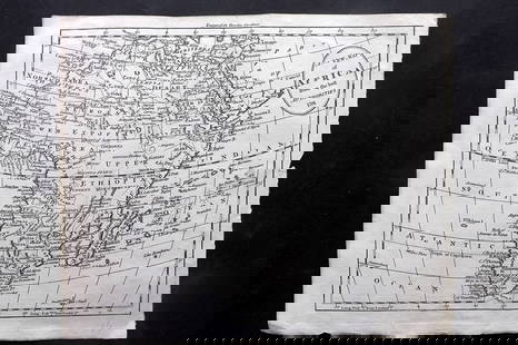 1812 Baker/brookes Map Of Africa -- Africa From The Best Authorities Auction