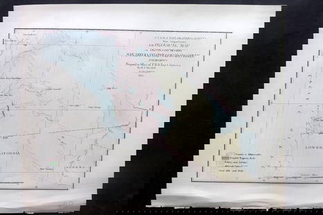 Map Of Preliminary Survey Of Mississippi River Between Station 1840 Of The Warsaw-quincy Survey ...