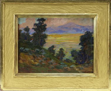 George Demont Otis Painting, "san Rafael Bay"