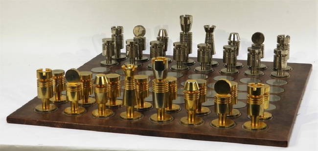 Anri Universum "space Age" Chess Set 1958