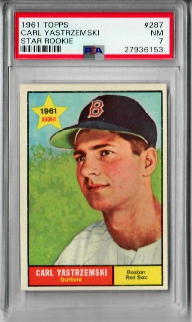 1961 Topps Baseball Carl Yastrzemski Rookie PSA 7 - Nov 25, 2017 ...