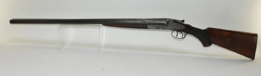 A Bayard Arms Co. Double Barrel Shotgun.