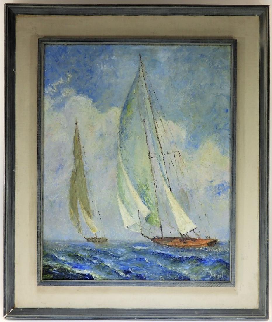 George J. Stengel Impressionist Seascape Painting