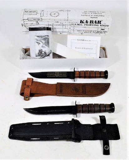 Usmc & Army Ka Bar Fighting Knives (2)