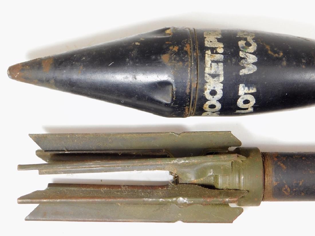 WWII U.S.Army M6A1 Inert Bazooka Rounds