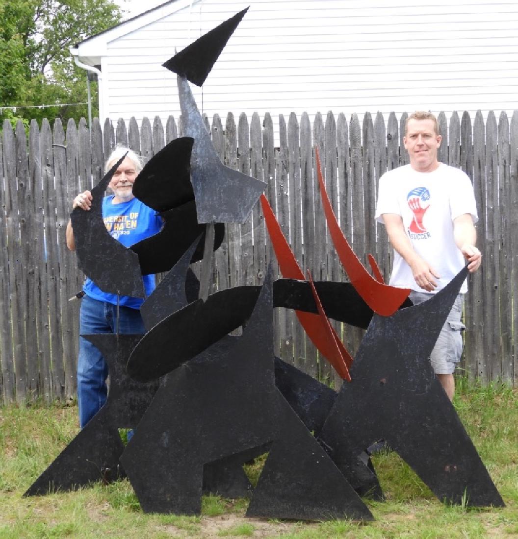 MONUMENTAL Arthur Kern MCM Welded Steel Sculpture