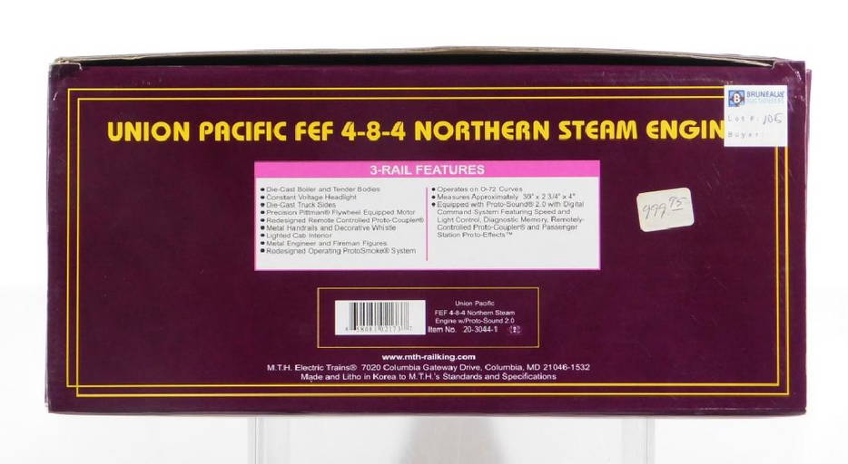 Mth Union Pacific Fef 4 8 4 Northern Steam Engine