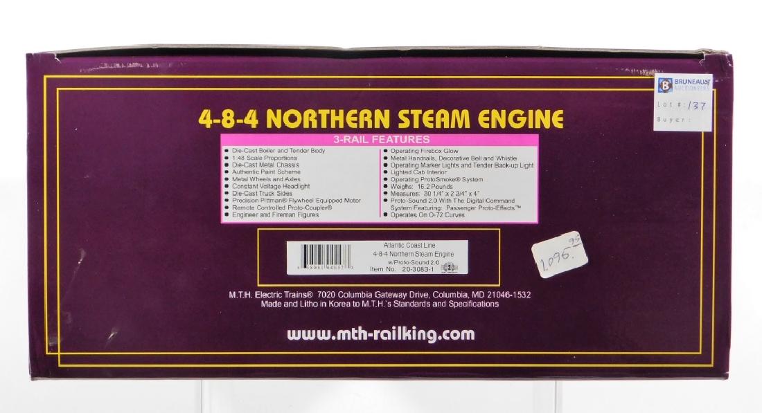 MTH Atlantic Coast Line 484 Northern Steam Engine