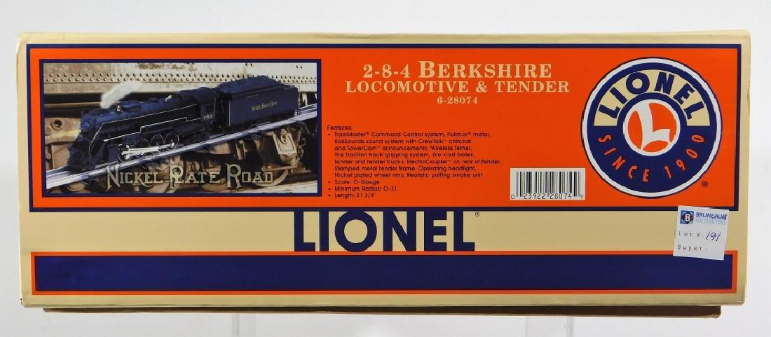 Lionel 2-8-4 Berkshire Locomotive & Tender