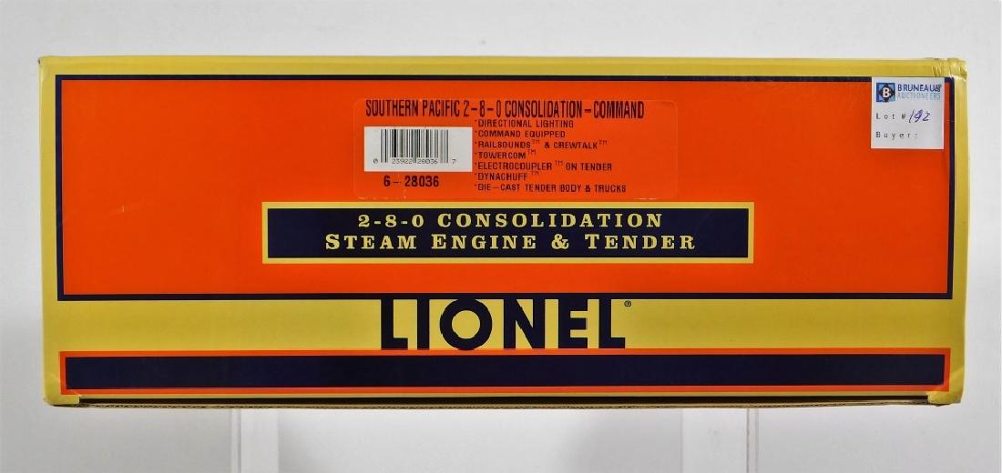 Lionel Southern Pacific 2 8 0 Consolidation Train