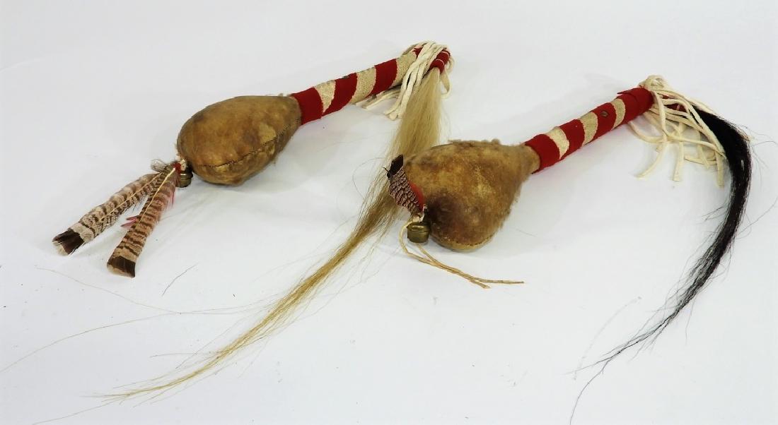 PR 20C Native American Indian Ceremonial Rattles