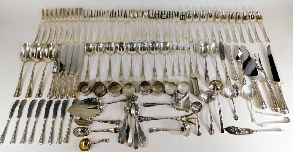 Lot Sterling Silver Gorham Old French Flatware Set - Nov 24, 2018 ...